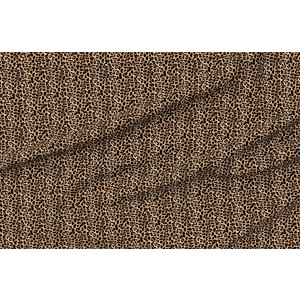 Spoonflower Fabric - Cheetah Leopard Brown Tan Printed on Petal Signature Cotton Fabric Fat Quarter - Sewing Quilting Apparel Crafts Decor