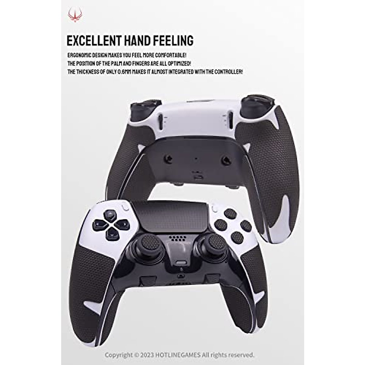 Hotline Games 2.0 Plus Controller Grip Compatible with PS5 Dualsense Edge Controller Controllers Grips Tape, Anti-Slip, Sweat-Absorbent, Easy to Apply (for Handle Grips+Buttons+Triggers)