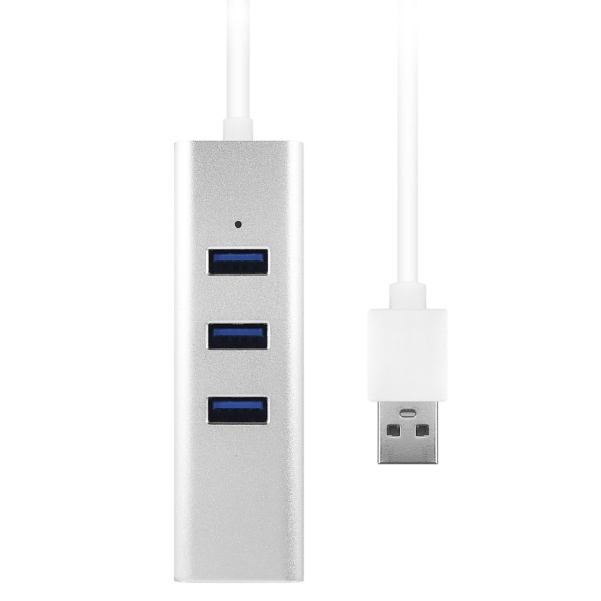 Macally 3-Port USB 3.0 Portable Data Hub with Ethernet Network Lan Adapter for Macbook Pro / Air, Mac Pro / mini, iMac, XPS, Surface Pro, Notebooks, Desktop PCs, USB Flash Drives, etc. (U3HUBGBA)