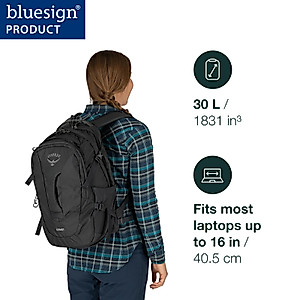 Osprey Comet 30 Laptop Backpack, Black