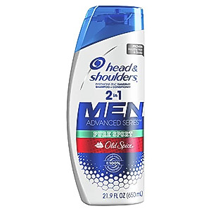Head & Shoulders Old Spice Pure Sport Dandruff 2 in 1 Shampoo and Conditioner, 21.9 fl oz