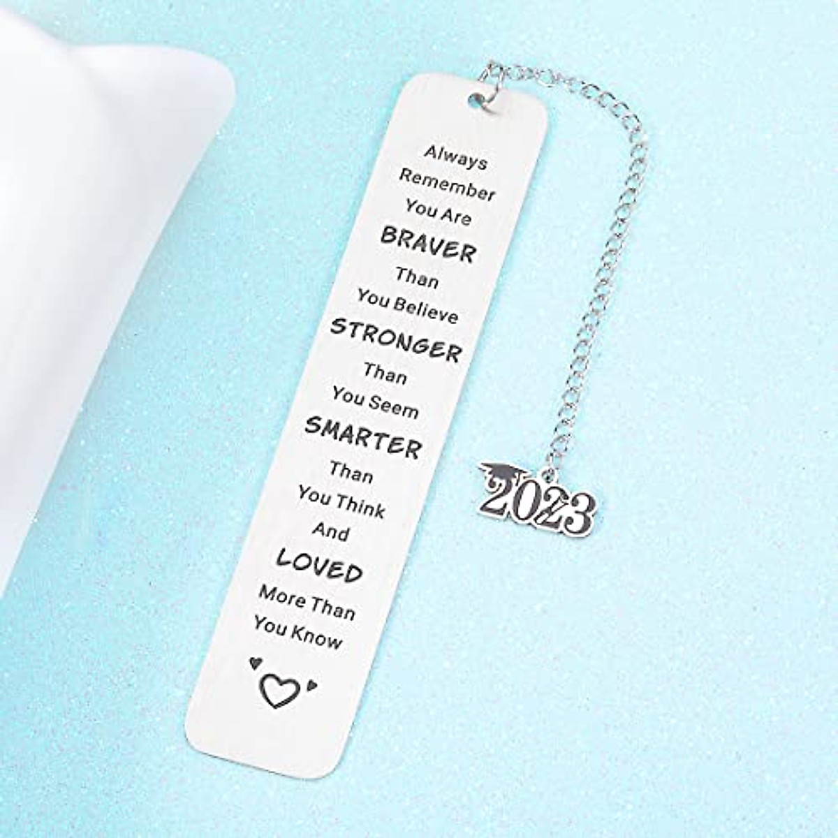 Inspirational Gifts for Women Men Graduation Gifts for Her Him Teens End of Year Student Gifts from Teacher Bulk Class of 2023 Graduates Gifts for Students Son Daughter from Mom Dad Bookmark for Her