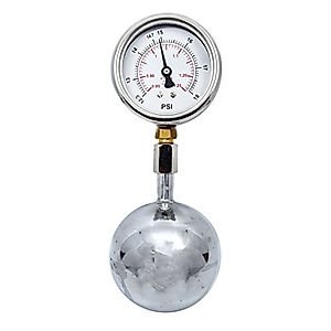 Jolly Bulb with Attached Manometer, Superior Metal - 3.15" Diameter Bulb - Explore Relationship Between Pressure and Temperature - Eisco Labs