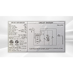 Commercial Refrigerator Glass 3-Door Merchandiser Display Cooler Fridge Stainless Steel Case NSF, Bottom-Mounted 83 inches width, capacity 65 cuft 110V, Restaurant Kitchen Cafe C83RG