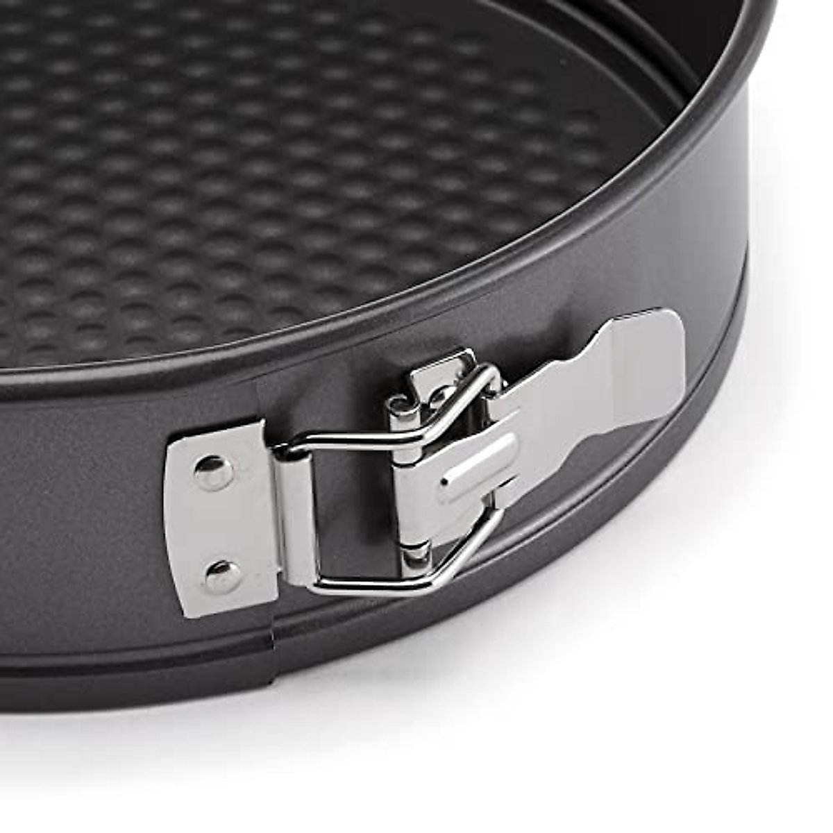 Amazon Basics Non-stick Springform Cake Tins (4'', 7'' and 9'') with Loose base (Set of 3)
