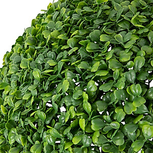 Northlight 19" Green Two Tone Artificial Topiary Boxwood Garden Ball