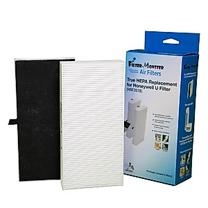 Filter-Monster True HEPA Replacement Filter Compatible with Honeywell U Filter (HRF201B) for Honeywell HHT270, HHT290 Series Air Purifiers