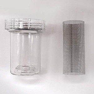 LOVHO Sediment Filter Attachment Garden Hose Pressure Washer Outdoor Gardening Inlet Water (40 Mesh Screen)