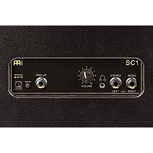 Meinl Percussion Digital Cajon with Ten Pre-Programmed Sound Combinations — for Live Music and Silent Practice — Baltic Birch Body, 2-Year Warranty (MPDC1)