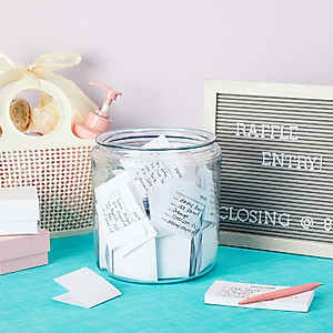 Juvale 2000 Raffle Ticket Sheets, Blank Entry Forms for Contests, School Events (White, 20 Pads)