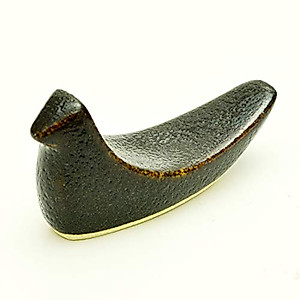 Tsukamoto AKM-2 Rice Pot, Black, 1 Cup, Living Alone, Mashiko Ware Kamakko Rice, Earthenware Pot, 2 Types of Chopsticks Rests