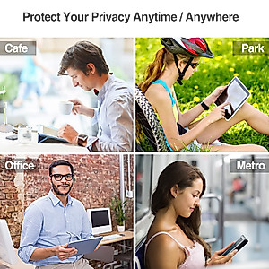 ProCase Privacy Screen Protector for 10.2 iPad 9th 8th 7th 2021 2020 2019, Anti-Spy Anti-Scratch Tempered Glass Film Guard -1 Pack