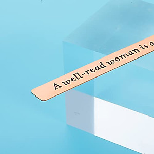 Book Lover Gift Inspirational Bookmark for Women Graduation Birthday Christmas Valentine Gift for Daughter Sister Mom Female Friends Teen Girls Teacher Appreciation Gift for Boss Lady Coworker