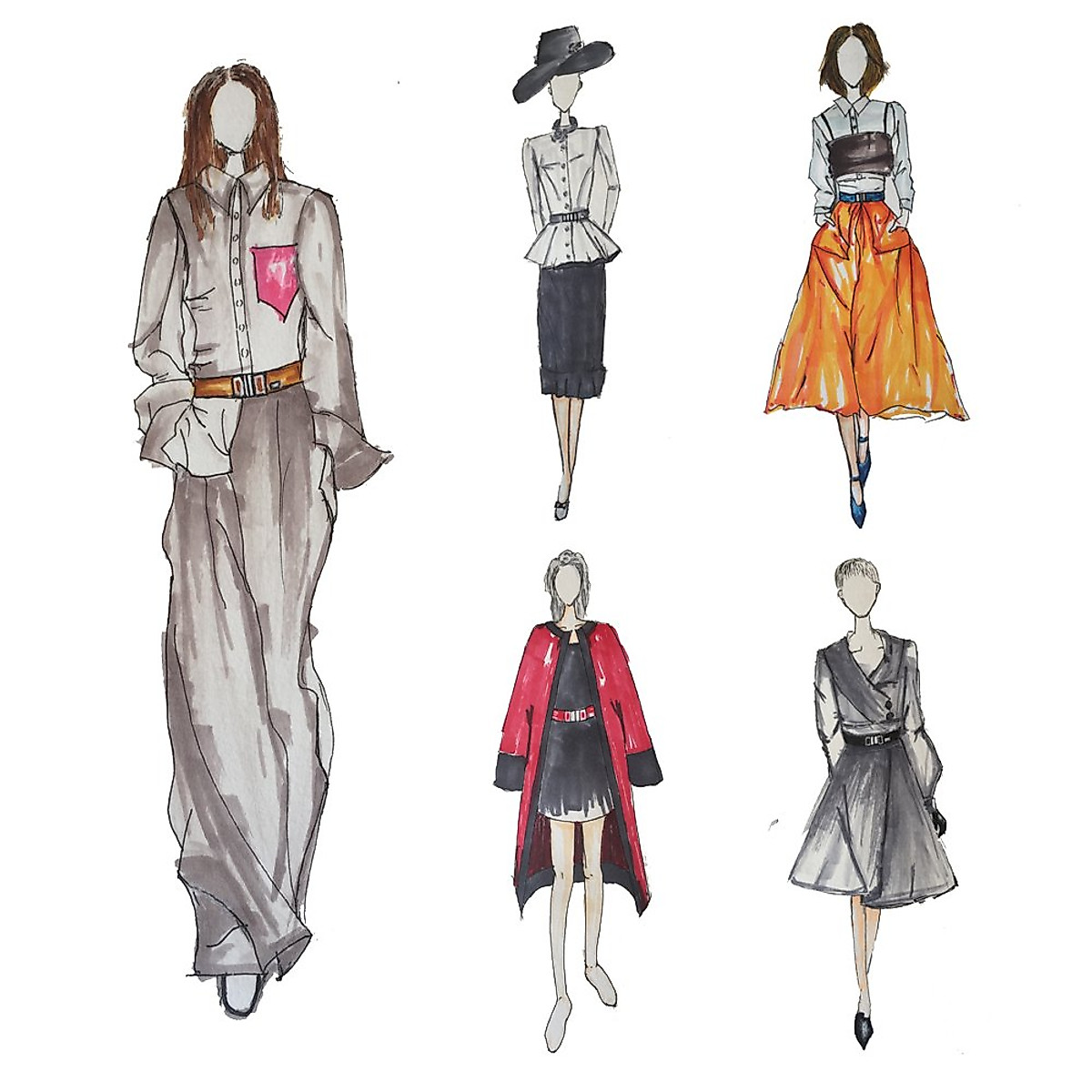 MIJIU Ladies Belts Elastic Stretch Wide Belt With high gloss metal buckle 3"