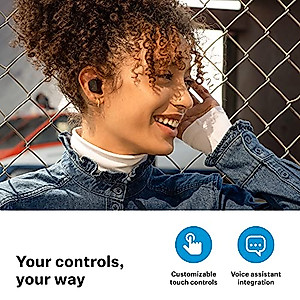 Sennheiser CX True Wireless Earbuds - Bluetooth in-Ear Headphones for Music and Calls with Passive Noise Cancellation, Customizable Touch Controls, and 27-Hour Battery Life, White (Renewed)