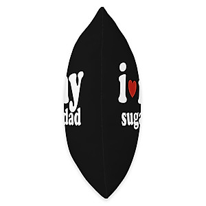 Sugar Dad Appreciation Sugar Babies Love I Love My Sugar Dad Fun and Flirty Throw Pillow, 18x18, Multicolor