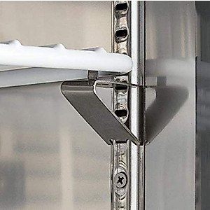 Commercial Grade Under Counter Freezer | Stainless Steel | 2 Doors | Heavy Duty Casters | Digital Temperature Controller | Automatic Defrost | 47.25” x 29.5” x 34” | R-290 Natural Refrigerant