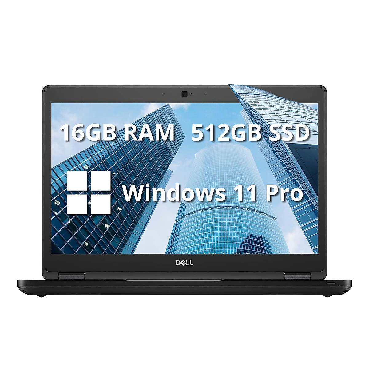 Dell Latitude 5490 14" FHD Business Laptop, Intel i5-8350U Processor, 16GB RAM, 512GB PCIe SSD, ‎Intel UHD Graphics, Backlit Keyboard, HD Webcam, Win 11 Pro, Black(Renewed)