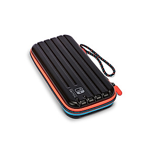 PowerA Slim Travel Pro Case for Nintendo Switch - OLED Model, Nintendo Switch and Nintendo Switch Lite - Red/Blue, Hard Shell, Protective Case, Gaming Case, Console Case