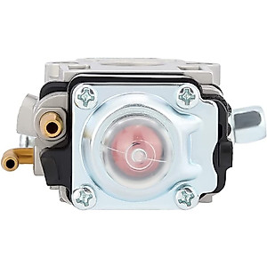 Annolai 300486 43cc Carburetor For Earthquake E43 MC43 Auger Tiller Parts Earthquake 43cc Viper Engine E43 E43CE Auger MC43 MC43E Cultivator Powermate 43cc Tiller Carburetor w 3004156 Air Filter