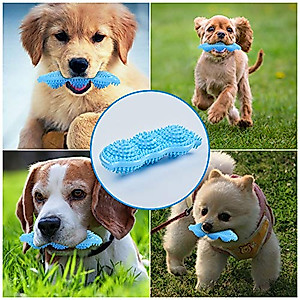 Hurray 3 Pack Puppy Chew Toys for Teething Puppies, Puppy Teething Toys, 360° Clean Pet Teeth & Soothe Pain of Teeth Growing, Puppy Toys Small Dogs & Medium Dog Suitable - Up to 18 lbs