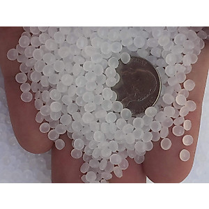 Poly Plastic Pellets Bulk for Weighted Blankets & Crafts Bulk Box (25 pounds) Made in the USA for Rock Tumbling, Stuffing & Filling Dolls, Crafts, Lap Pad