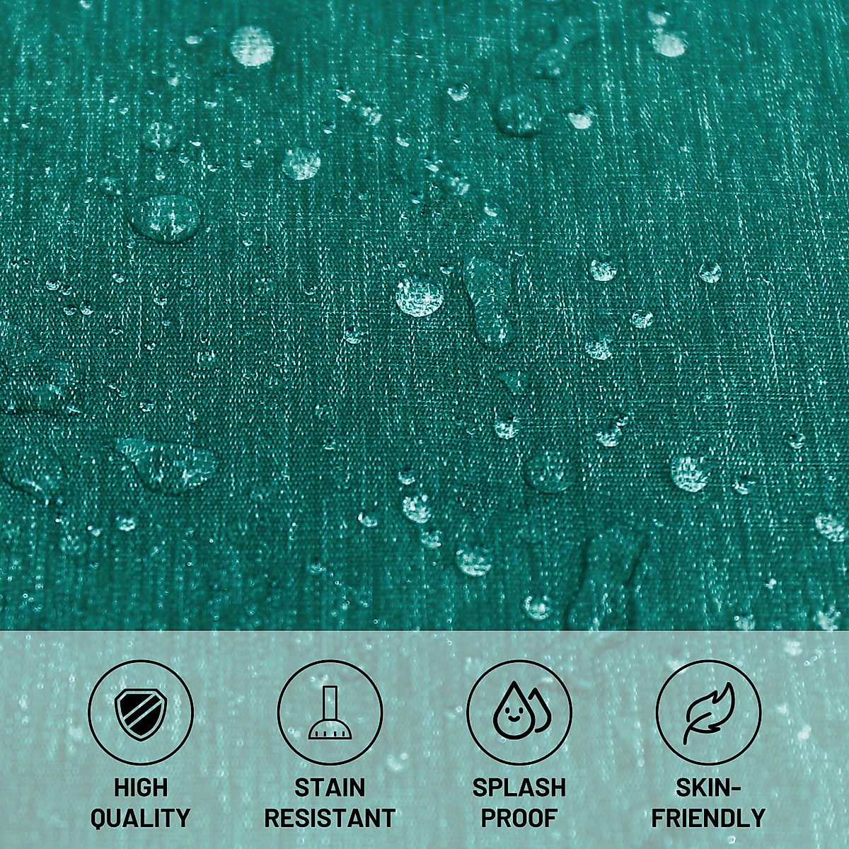 Lokex Bench Cushion,36x14 Inch Waterproof Durable Bench Cushions for Outdoor Furniture,Non-Slip Window Seat Cushions Indoor,Emerald Green