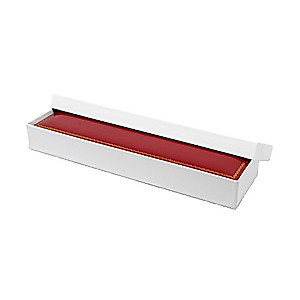 Novel Box Jewelry Bracelet Box in Red Leather + Custom NB Pouch
