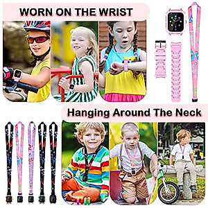 OKYUK Kids Smart Watches Boys Girls Ages 3-15 Kids GPS Tracker Waterproof 1.3 Touchscreen Watch with SIM Card SOS Two Way Call Voice Chat Christmas Birthday Gift for 3-15 Year Old Boys Girls