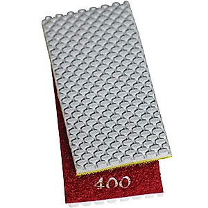 Stadea HPW110H Diamond Hand Polishing Pads Flexible for Concrete Glass Marble Stone Polishing, 7 Pads 1 Backing Pad Set