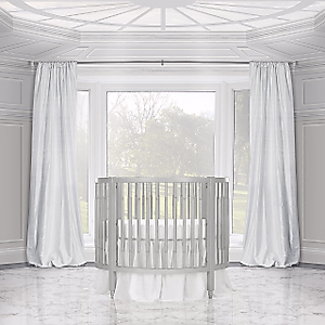 Dream On Me Sophia Posh Circular Crib, Silver Pearl, Full Size , 45.5x45.5x69.5 Inch (Pack of 1)