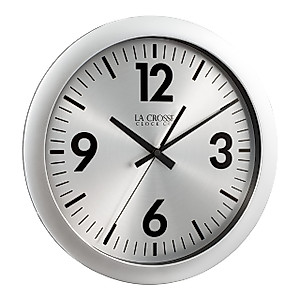 La Crosse Technology 11.5" Jett Silent Sweeping Quartz Analog Wall Clock - 404-3229