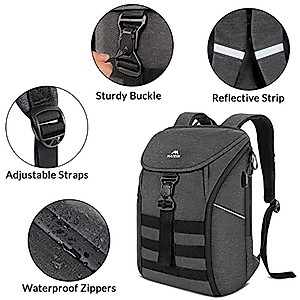 MATEIN Laptop Backpack for Work, Unisex Business Travel Backpack Fits 15.6 Inch Slim Notebook, Water Resistant College School Bookbag, Fashion Casual Daypack Gifts for Men & Women, Grey