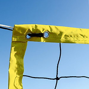 Net World Sports Competition Volleyball Nets | FIVB Regulation Volleyball Nets for Tournaments (28ft (Beach))
