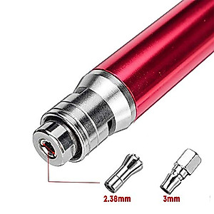 1/4 inch Pencil Type Die Grinder, Air-powered Micro Die Grinder,Compact Pencil Grinder With Wrench Handheld,65000 rpm