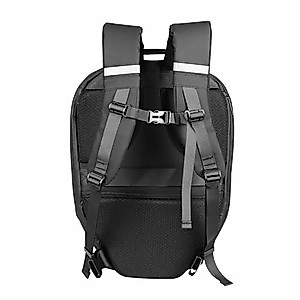 Taysem LED Backpack with Eyes Led - LED Motorcycle Backpacks for Men Backpack with Digital Moving Eyes (E)