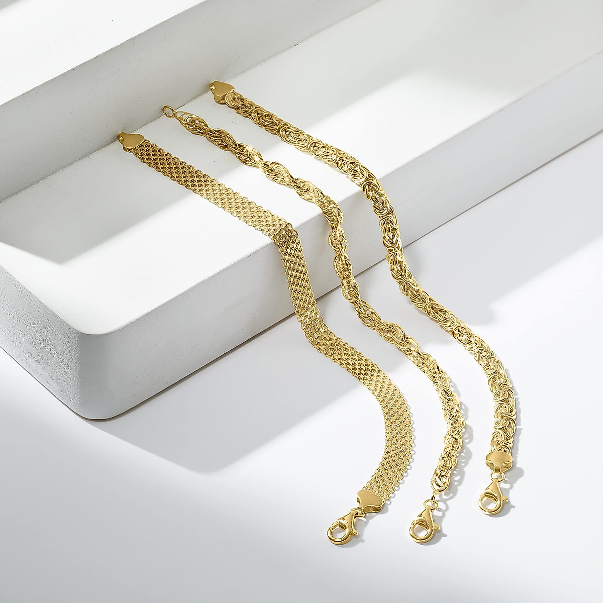 Ross-Simons Jewelry Set: 3 Link Bracelets