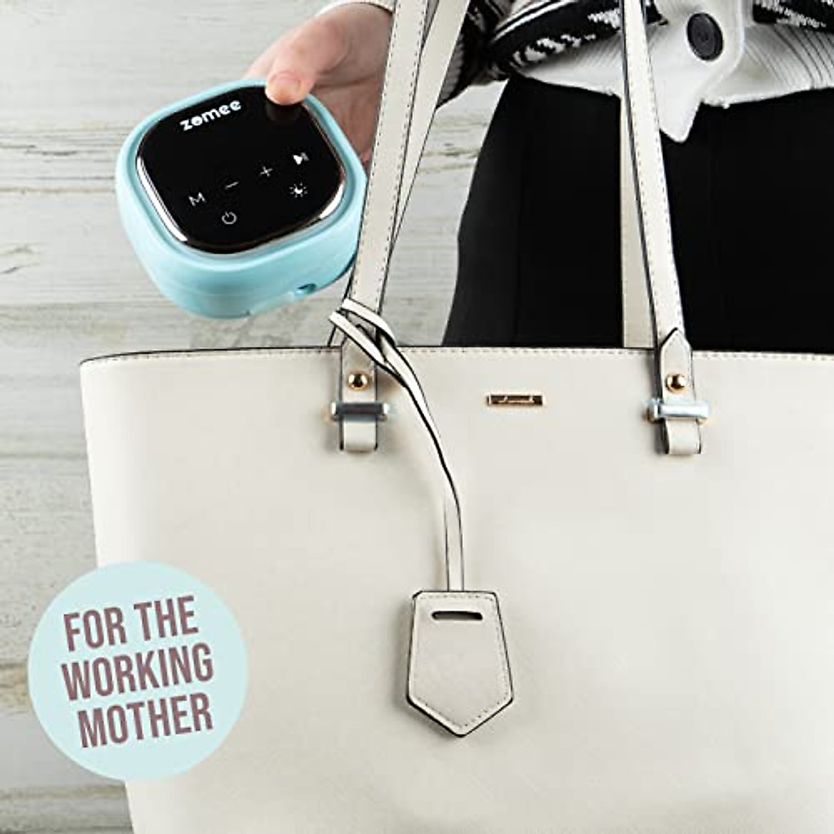 Zomee Z2 Double Electric Breast Pump – with Expression, Massage, and 2-Phase Modes - Rechargeable and Portable Wearable Breast Pump