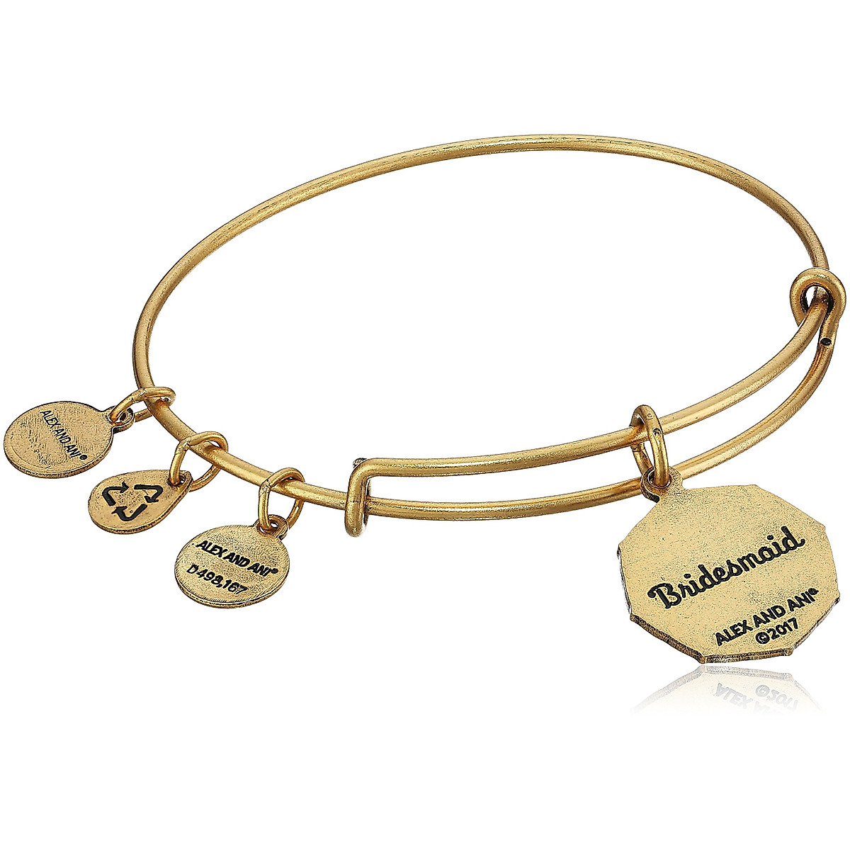 Alex and Ani Bridesmaid Rafaelian Gold Bangle Bracelet