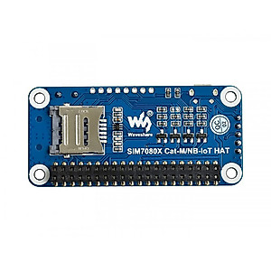 NB-IoT/Cat-M(eMTC)/GNSS HAT for Raspberry Pi Based on SIM7080G Supports Protocols as TCP/UDP/HTTP/HTTPS/TLS/DTLS/PING/LWM2M/COAP/MQTT Globally Applicable