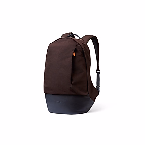 Bellroy Classic Backpack Premium (Leather Panels, Fits 15" Laptop) - Black Sand