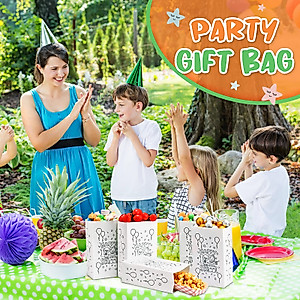 30 Pcs Happy 100th Day of School Paper Bags 100th Day White Paper Bags White Paper Lunch Bags Back to School Goodie Bags for Kids Students 100th Day Activities Gifts Craft Bags Classroom Supplies