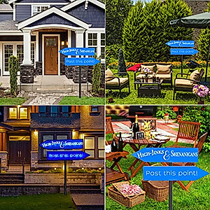 Solar Yard Sign Pathways Lights Outdoor- 32LED Lights Garden Pathway Lights Waterproof Solar Light Sign for Patio, Yard, Garden, Lawn Decoration