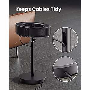 Anker Nebula Cosmos Max 4K UHD TV Home Theater/Entertainment Projector with Anker Nebula Projector Lightweight and Adjustable 3-ft Floor Stand