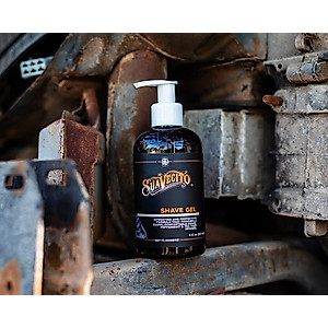 Suavecito Shave Gel 8 oz. Pump Bottle Hydrating & Skin Protective Formula Men's Grooming