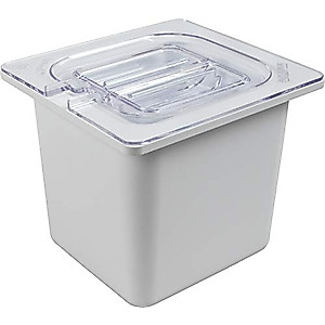 San Jamar - CI7001WH CI7001 Chill-It 1/6 Food Pan, 52 oz Capacity, White