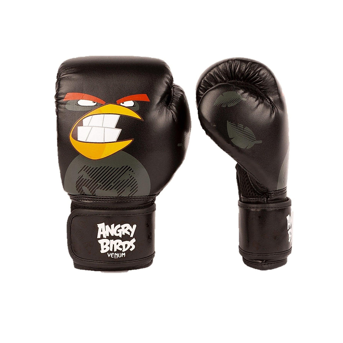 Venum Angry Birds Boxing Gloves - for Kids - Black, 8 oz