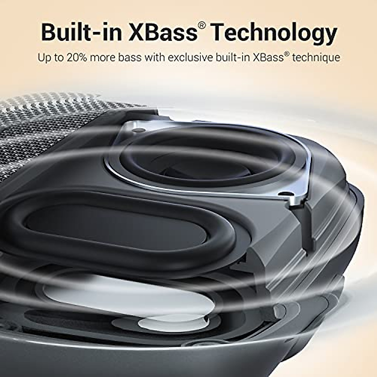 Tribit ThunderBox Micro Portable Bluetooth Bike Speaker for Cycling, Hiking, Mountain, Travel,Sport Speaker, IP67 Waterproof Wireless Speaker