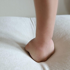 JACH Mid-Century Modern Comfy Sofa Couch with Thick Cushion, Chenille Single Accent Chair Deep Seat Couches, 50" Plush Sofas Furniture for Small Spaces Living Room Bedroom Office Apartment, White