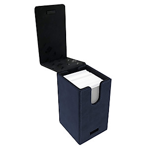 Ultra Pro E-85763 Suede Collection Alcover Tower Deck Box-Sapphire